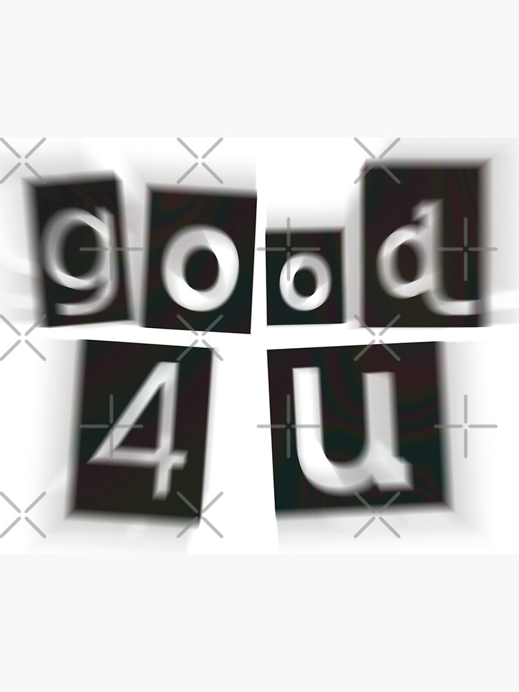"good 4 u" Sticker for Sale by sadieillust | Redbubble
