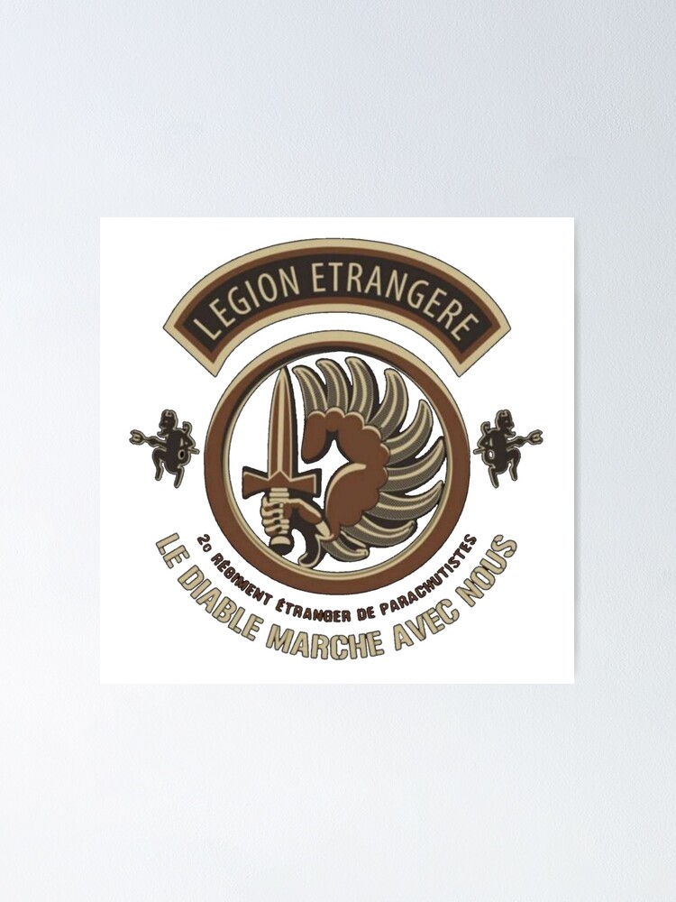 "FRENCH FOREIGN LEGION" Poster for Sale by OldUnclePunch | Redbubble