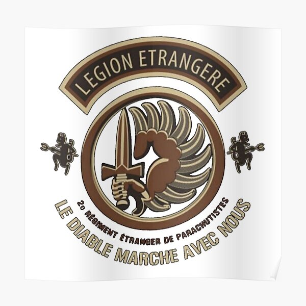 "FRENCH FOREIGN LEGION" Poster for Sale by OldUnclePunch | Redbubble