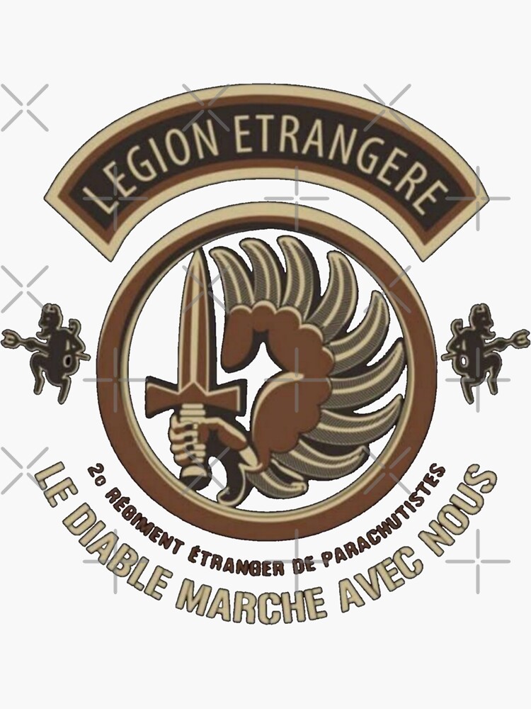 "FRENCH FOREIGN LEGION" Sticker for Sale by Bryan MELTON | Redbubble