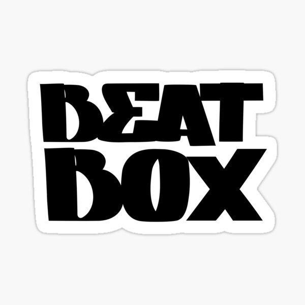 "BEATBOX" Sticker for Sale by BeatboxComm | Redbubble