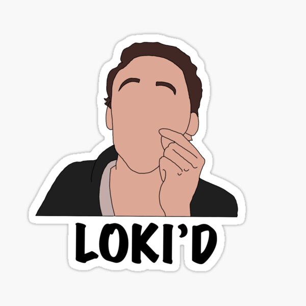 "LOKI’D" Sticker for Sale by Dabbey | Redbubble
