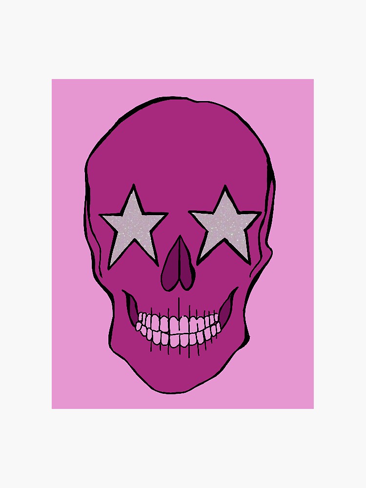 "Purple Skull" Sticker by alexsteele123 | Redbubble