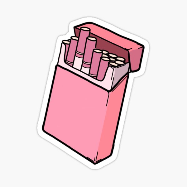 "Kawaii cigarette " Sticker for Sale by Siani182 | Redbubble
