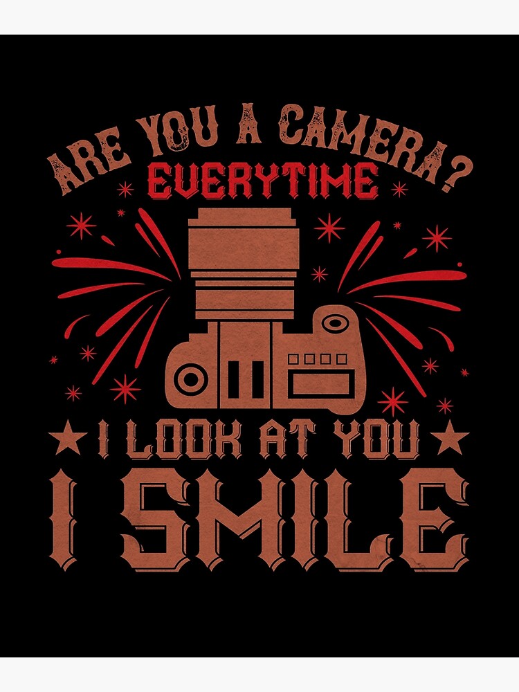 "camera lens funny photographer photographing" Poster by dm4design ...