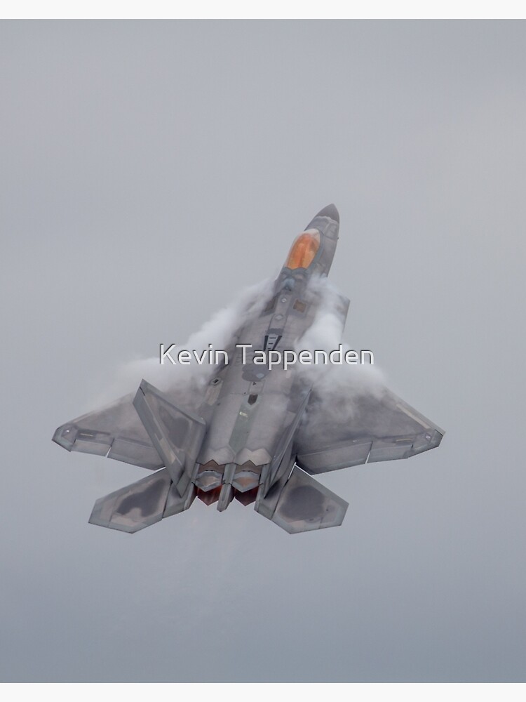 "F-22 Climb" Poster for Sale by Kevin Tappenden | Redbubble