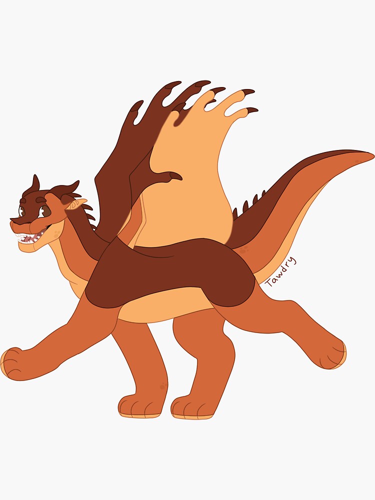 "Clay | Wof / Wings of Fire Sticker" Sticker for Sale by Tawdry | Redbubble