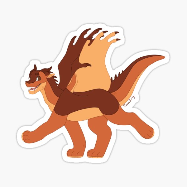 "Clay | Wof / Wings of Fire Sticker" Sticker for Sale by Tawdry | Redbubble