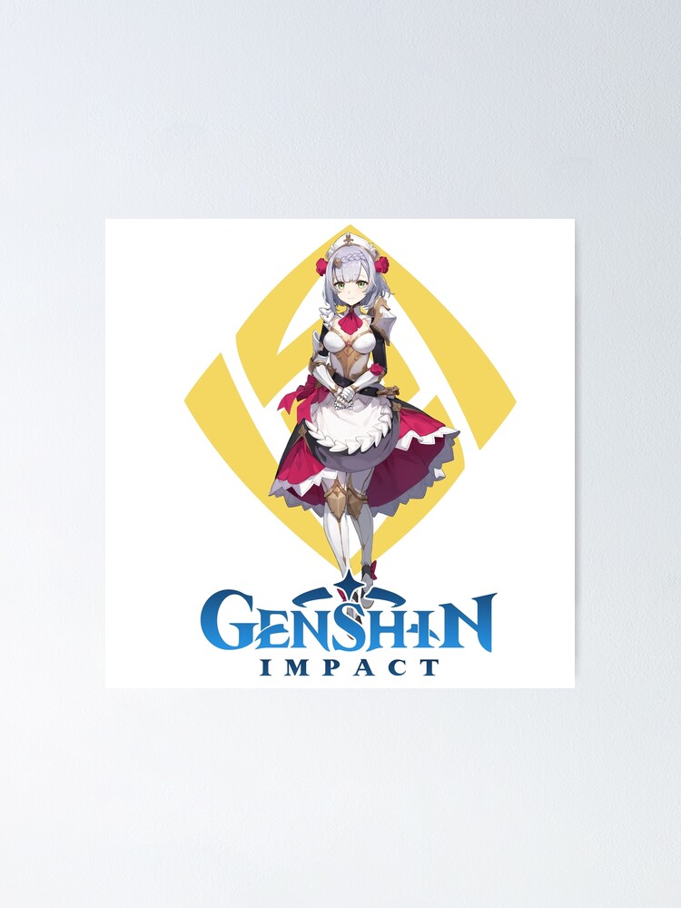 "Noelle genshin impact " Poster by alaesart | Redbubble