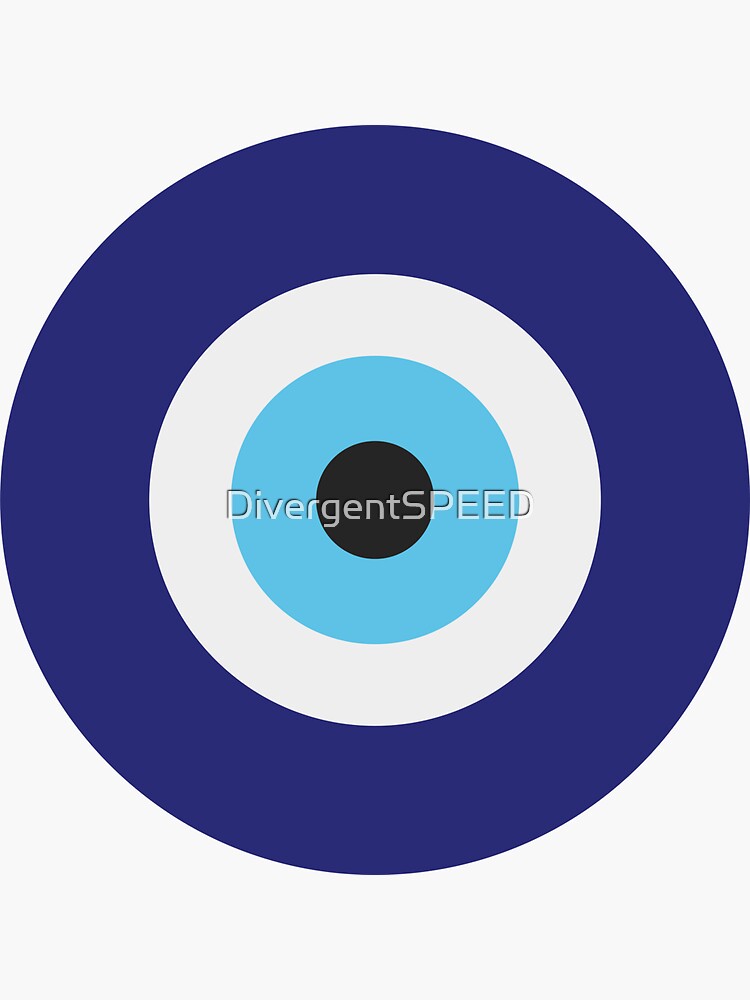 "Evil-Eye (Nazar)" Sticker for Sale by DivergentSPEED | Redbubble