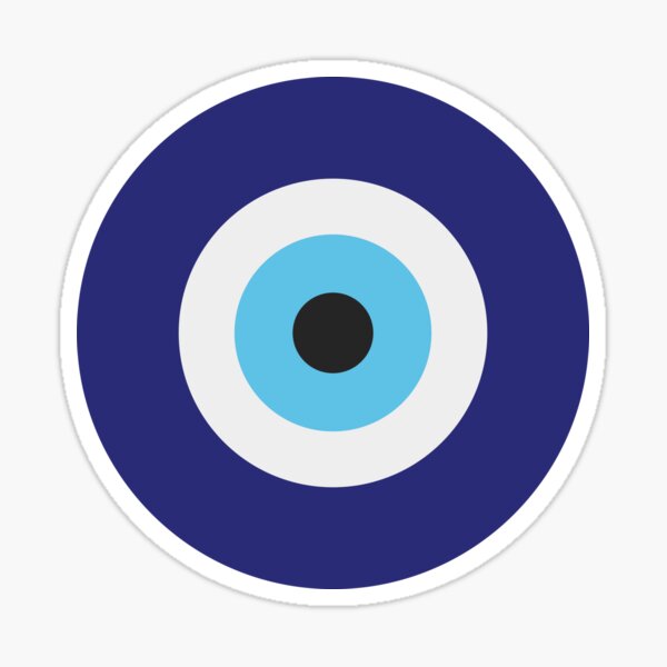 "Evil-Eye (Nazar)" Sticker for Sale by DivergentSPEED | Redbubble