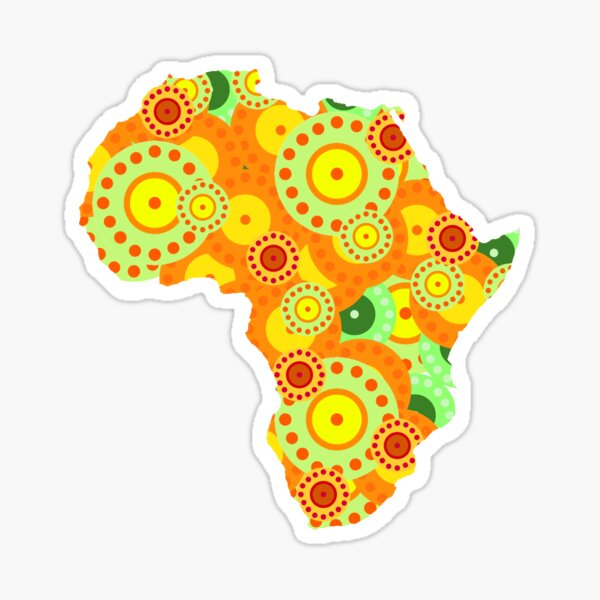 "African" Sticker by Snofpix | Redbubble
