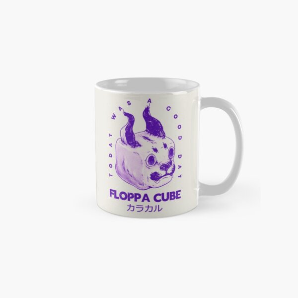 Taza de café «Floppa Cube - Hoy fue un buen día (un color) | Flop Flop ...