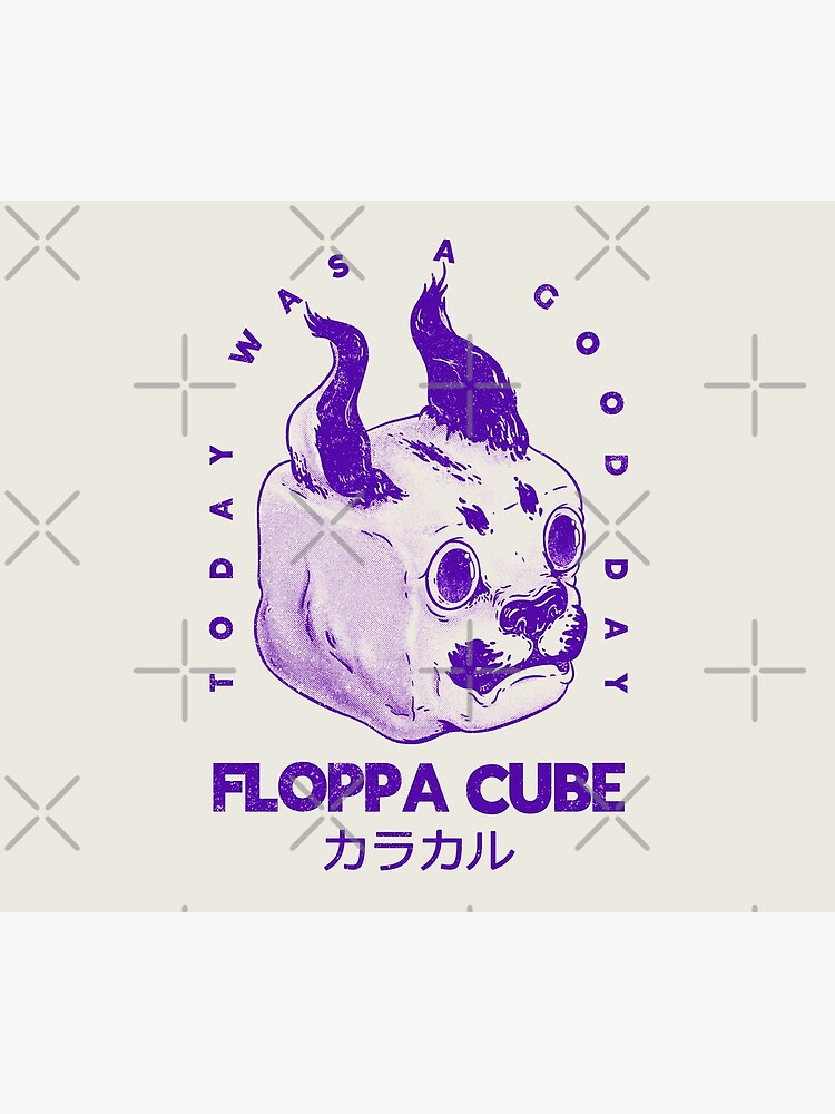 Taza de café de viaje «Floppa Cube - Hoy fue un buen día (un color ...