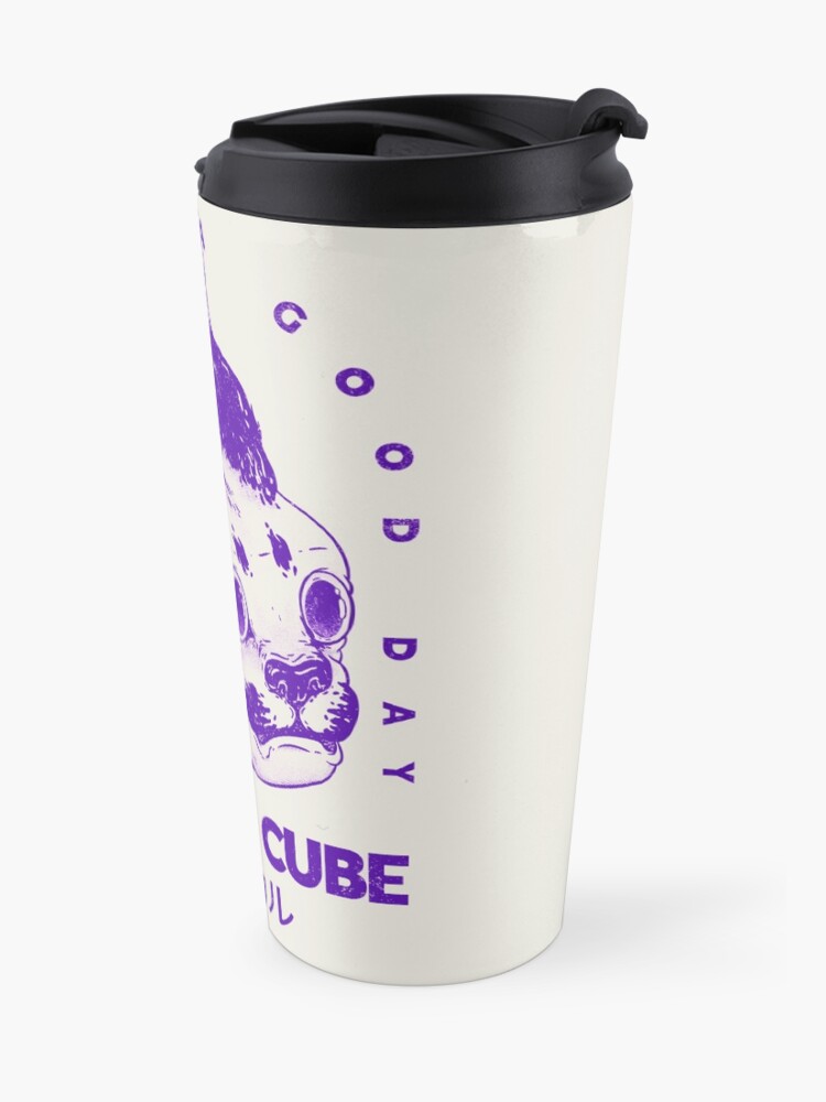 Taza de café de viaje «Floppa Cube - Hoy fue un buen día (un color ...