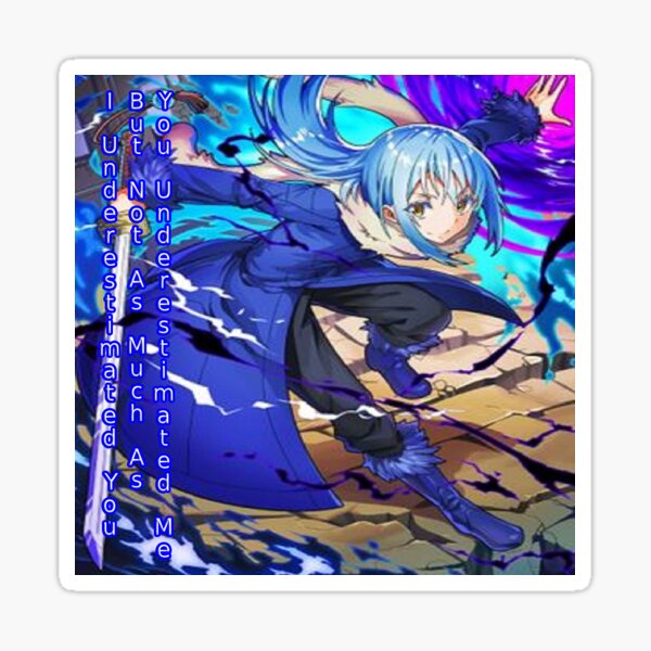 "Rimuru Tempest" Sticker for Sale by IcyDraco | Redbubble