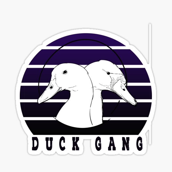 "duck gang" Sticker for Sale by Zaydshop | Redbubble