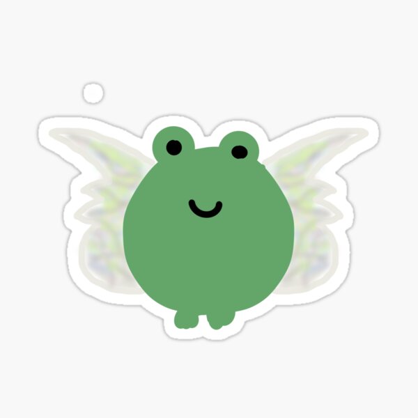 "Frog With Wings :p" Sticker by cRiNc | Redbubble
