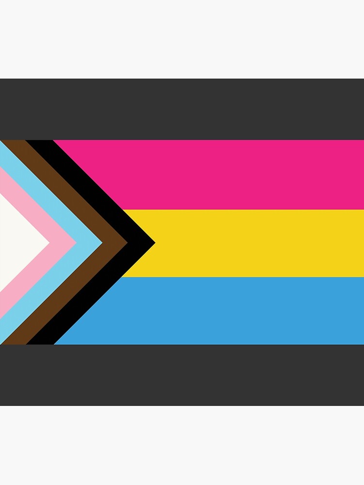 "Inclusive Pansexual Pride Flag + Transgender + BIPOC" Poster for Sale ...