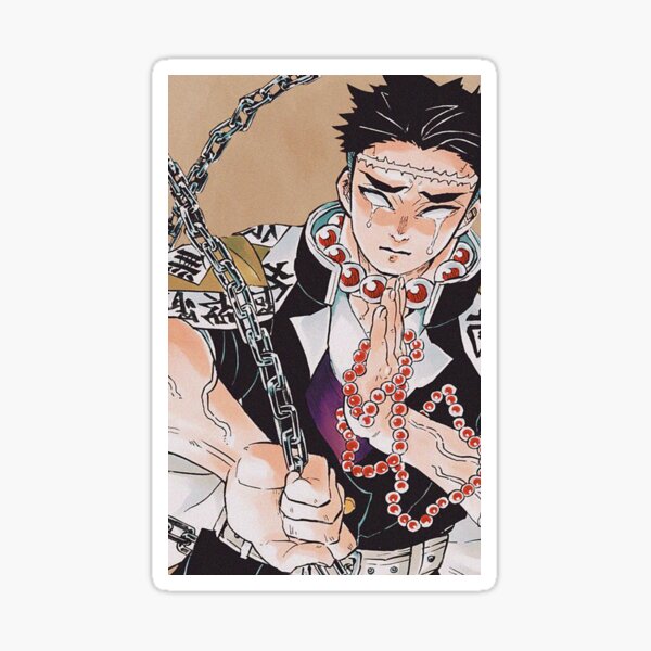 "Gyomei Hashira" Sticker for Sale by LaySnt | Redbubble