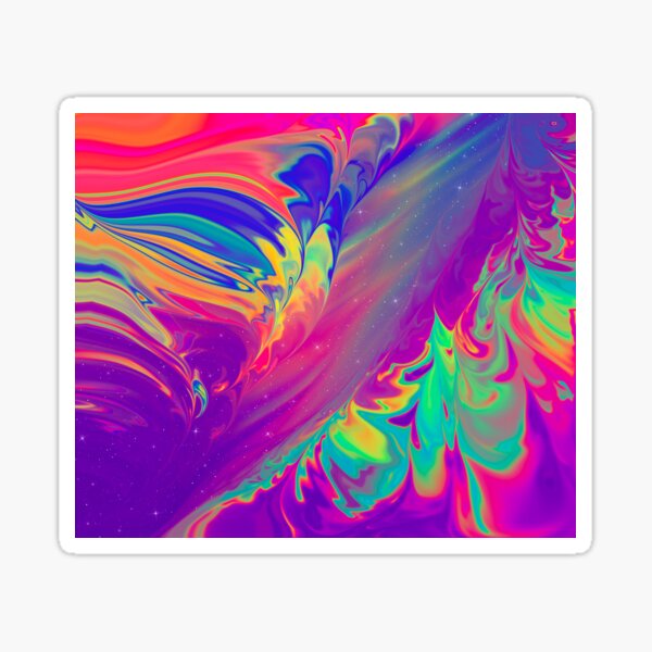 "Galactic Gusher Explosion " Sticker by AcidAshes | Redbubble
