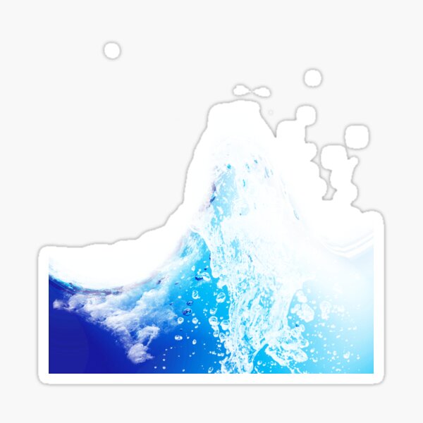 "Sea Water Splash" Sticker by sam781 | Redbubble