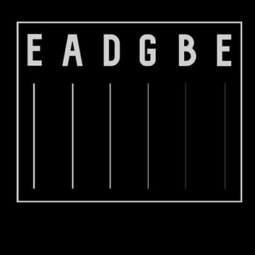 "EADGBE" Essential T-Shirt for Sale by sheatherley | Redbubble