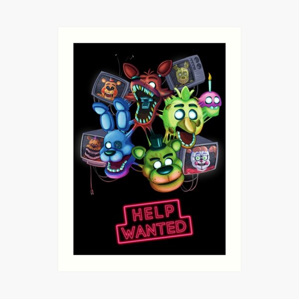 "FNAF Help Wanted " Art Print by FireFoopArt | Redbubble