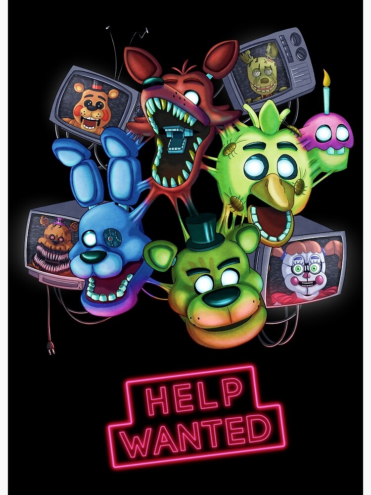 "FNAF Help Wanted " Art Print by FireFoopArt | Redbubble