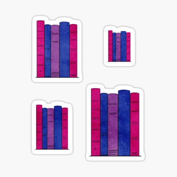 "Subtle Pride Sticker Set - Bisexual Flag" Sticker for Sale by ...