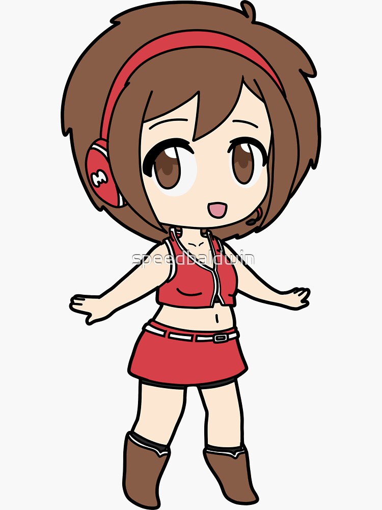 "Meiko Original" Sticker for Sale by speedbaldwin | Redbubble