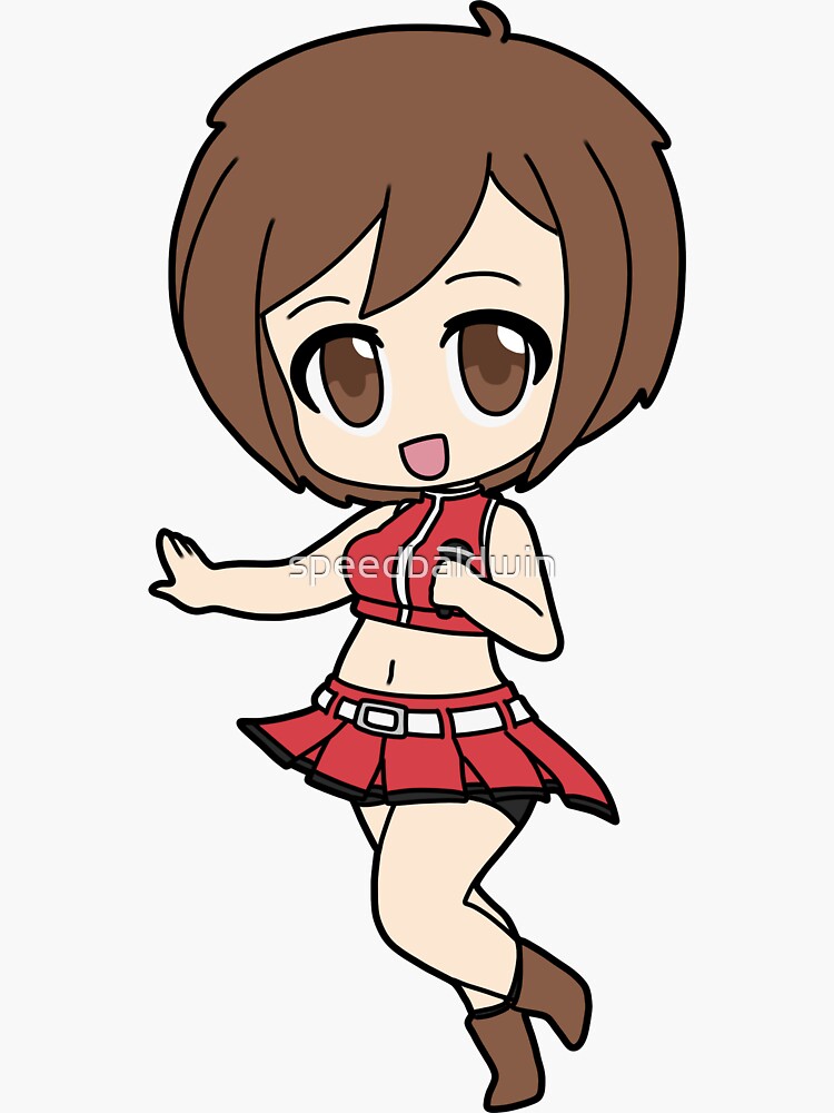 "Meiko" Sticker for Sale by speedbaldwin | Redbubble