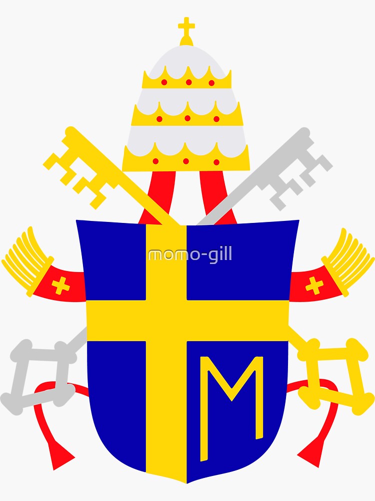"JP2 Papal Seal" Sticker for Sale by momo-gill | Redbubble