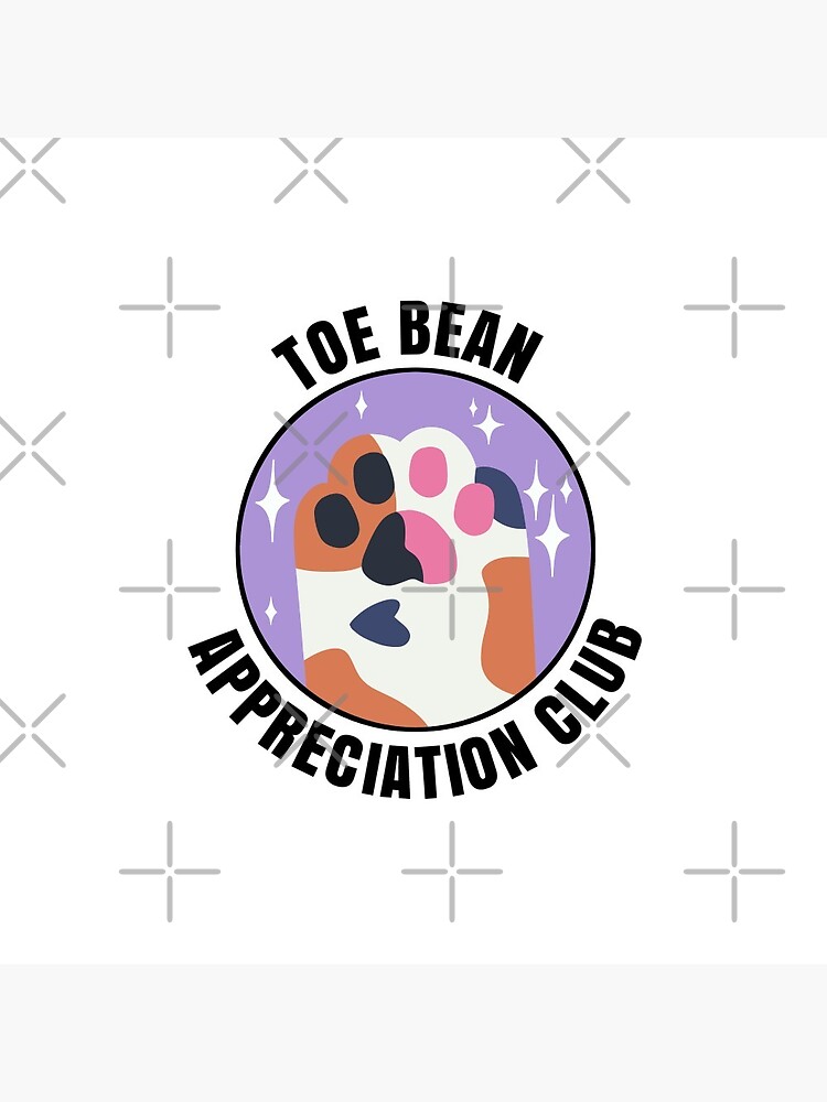 Calico Cat Toe Bean Appreciation Club Pin Button Sold By