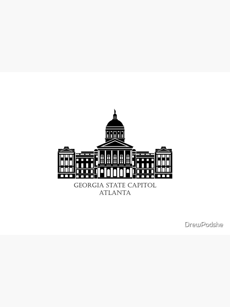 "Georgia State Capitol" Sticker for Sale by DrewPodshe | Redbubble