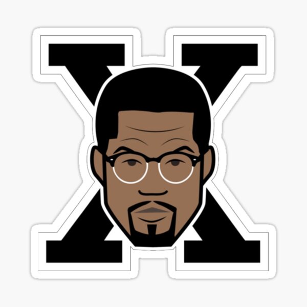 "Black History Month Malcolm X " Sticker for Sale by KitchenTablePre ...