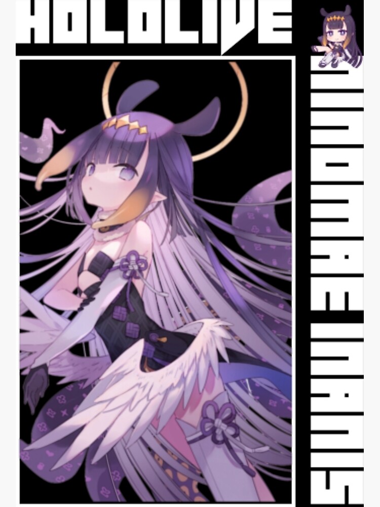 "Hololive En Ninomae Inanis " Art Print for Sale by UniqueElsewhere ...