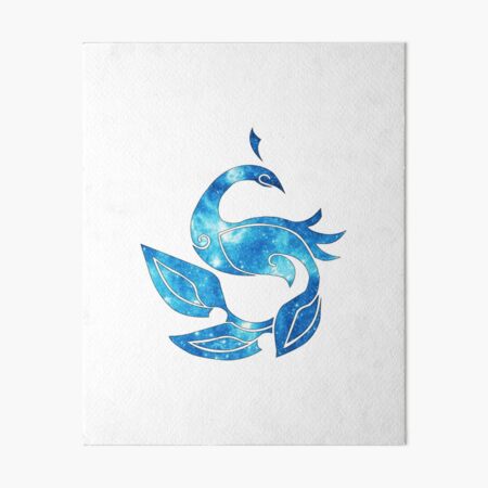 "kaeya constellation pavo ocellus - genshin impact" Art Board Print by ...