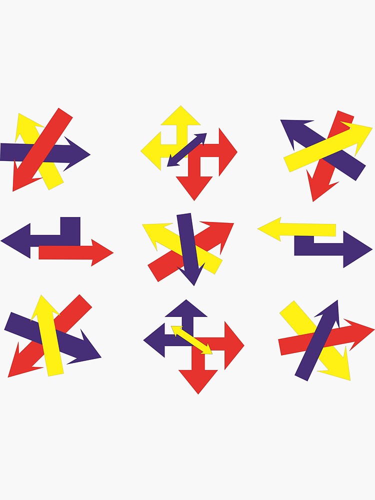 "Which Way Should We Go?" Sticker for Sale by zaphco | Redbubble