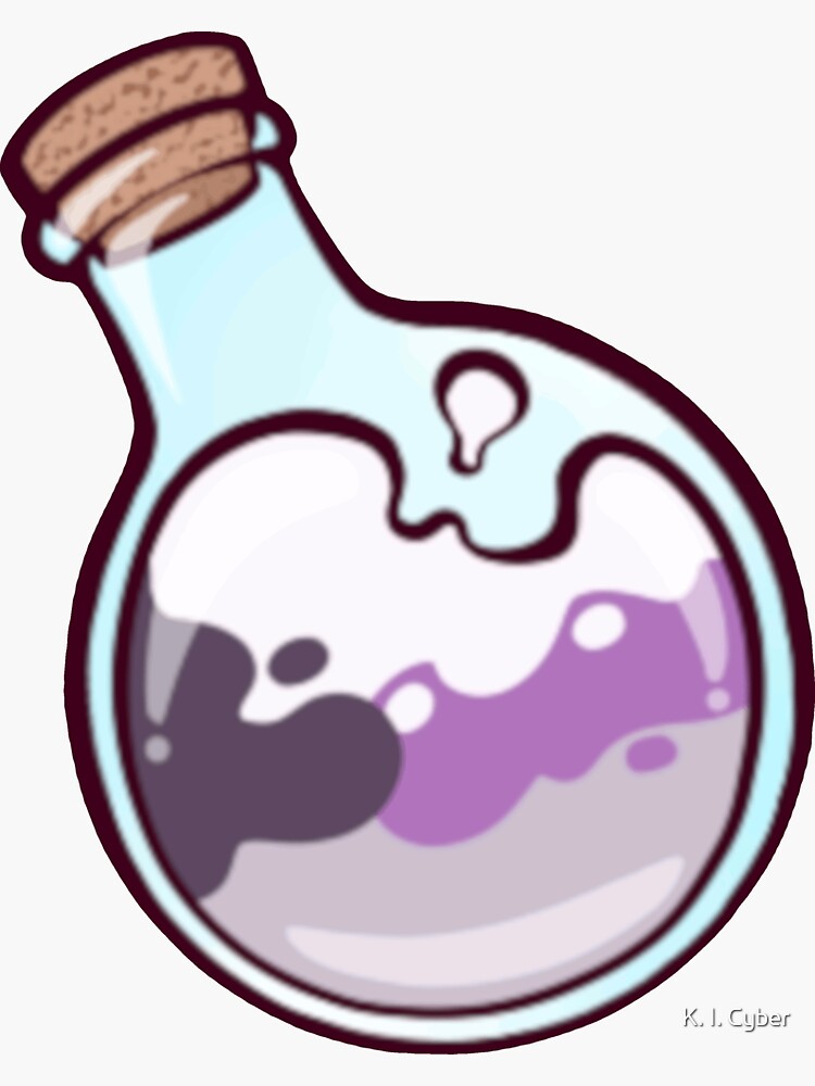 Mini Pride Potions Demisexual Sticker For Sale By Cybernonymous