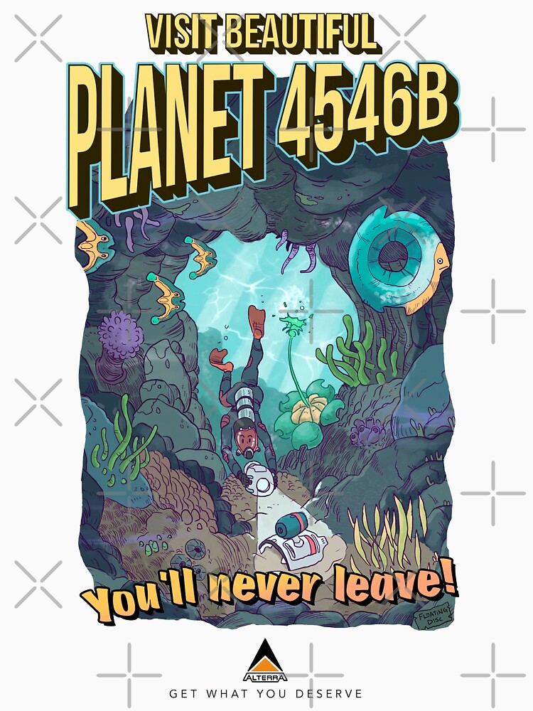 "Planet 4546B Tourism Advert" Essential T-Shirt for Sale by ...