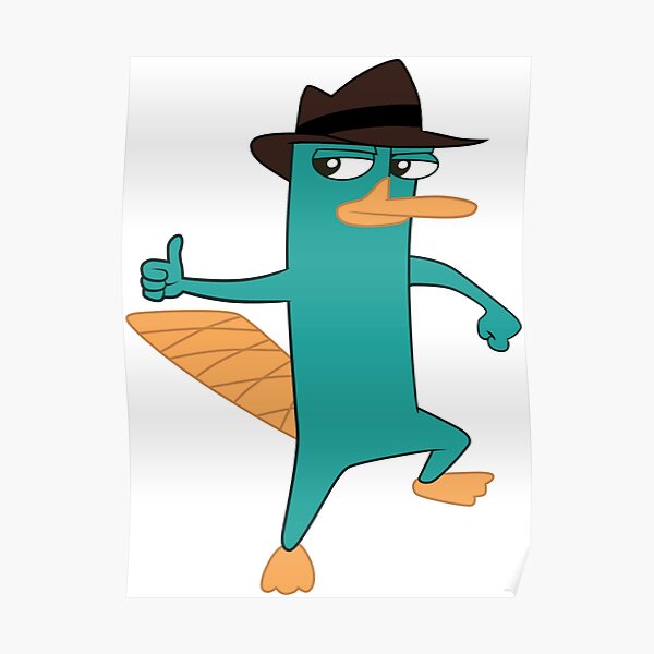 "Perry The Platypus" Poster by johncastello23 | Redbubble
