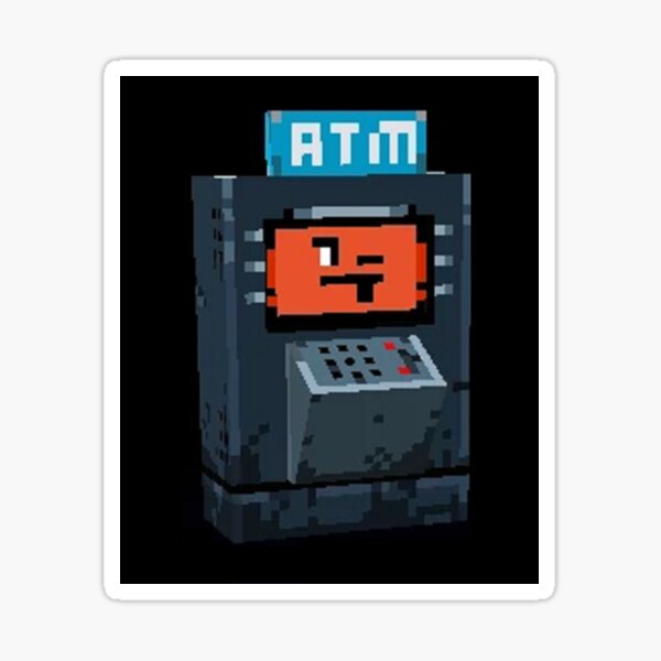 "EVERHOOD ATM" Sticker for Sale by discordantly | Redbubble