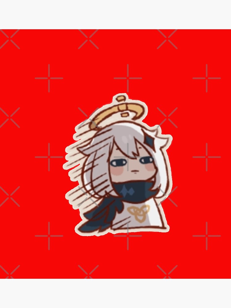 Lámina artística «Emoji de impacto de Genshin - Derp Paimon» de Jeriko1 ...