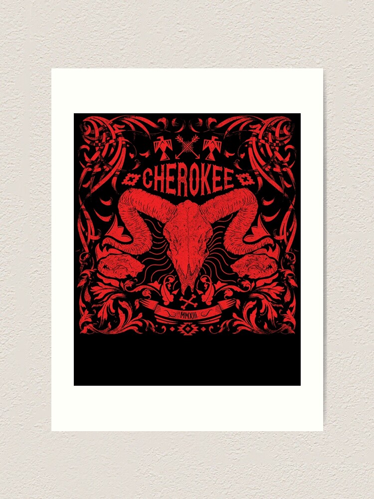 "Cherokee Legend Gothic Horror Gift" Art Print by AlienWraith | Redbubble
