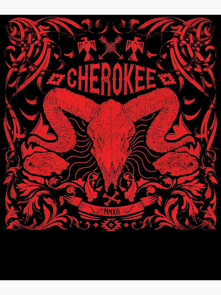 "Cherokee Legend Gothic Horror Gift" Art Print by AlienWraith | Redbubble