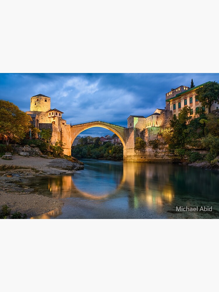 "Stari Most in Mostar" Poster for Sale by Mapics | Redbubble