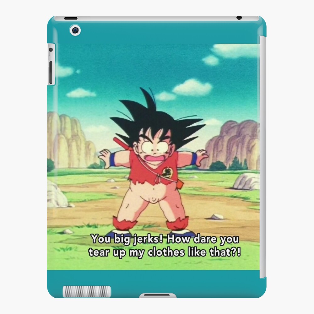 Goku Ripped Clothes Ipad Case And Skin For Sale By Puhtutz Redbubble