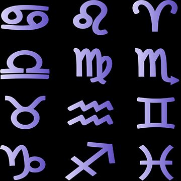 "Violet Star Sign Logos Value Pack" Sticker for Sale by everything4eva ...