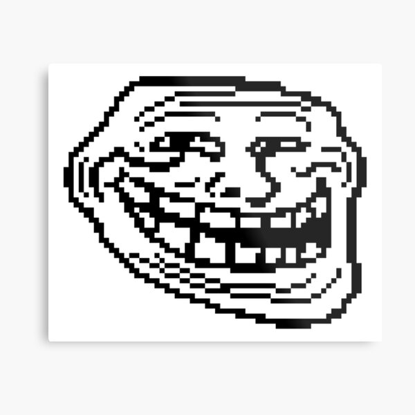 Trollface Metal Prints | Redbubble